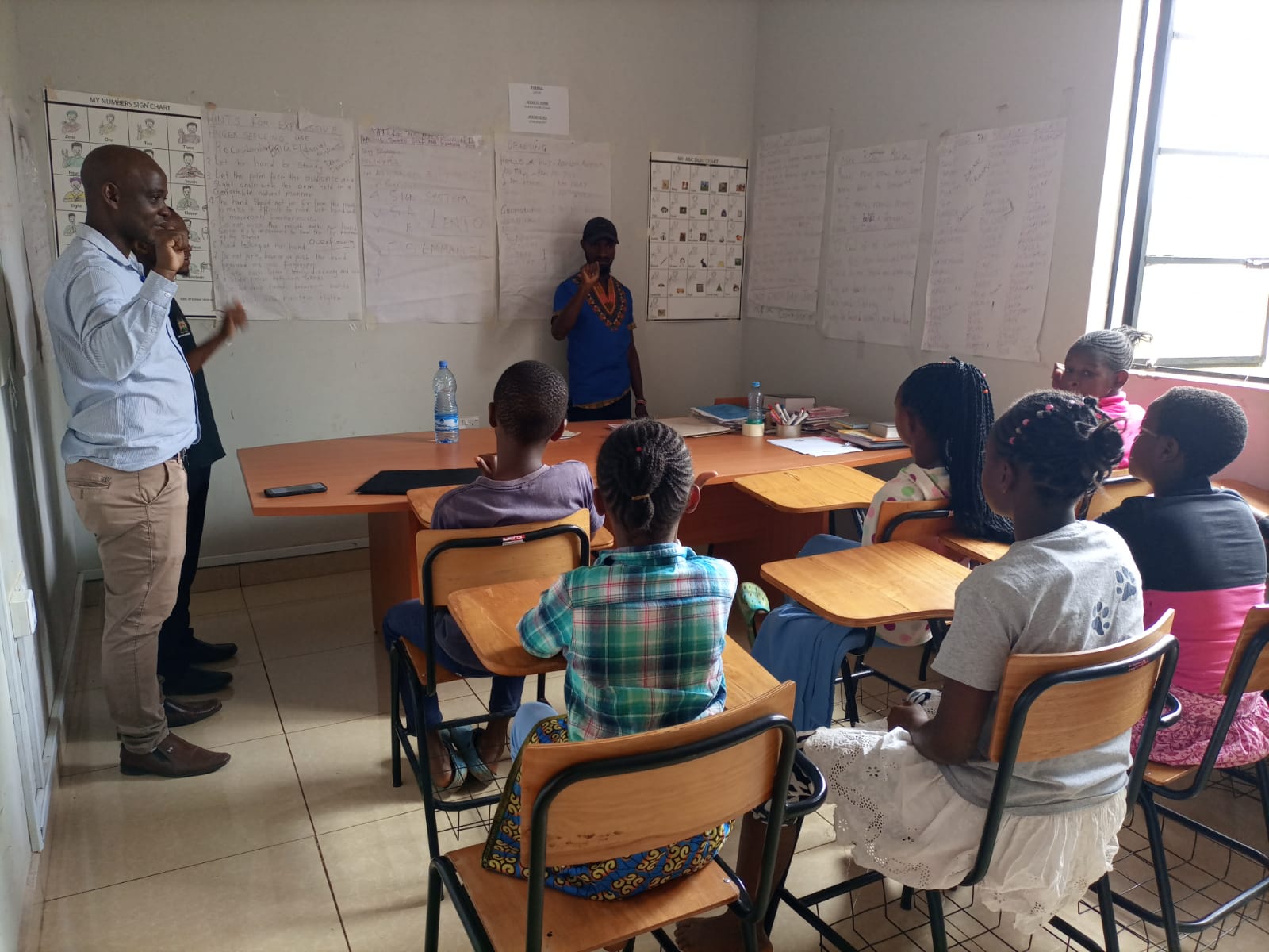 Enterprising deaf persons open a centre to promote use of Kenya Sign ...