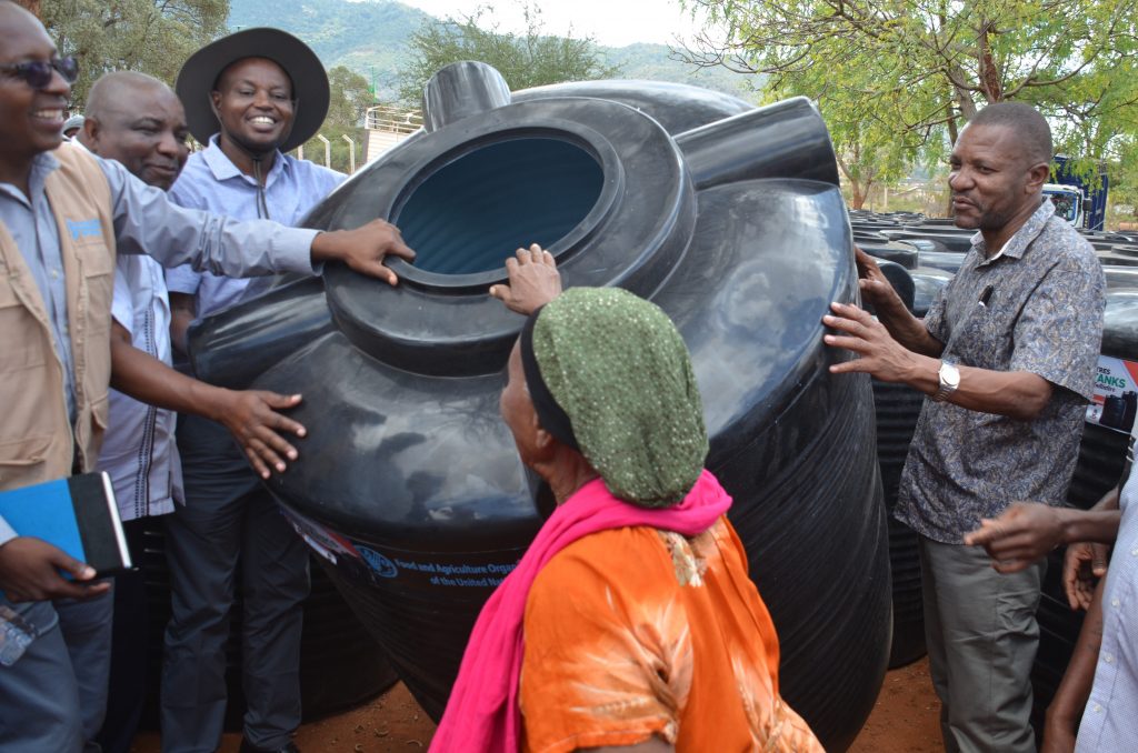 Taita-Taveta farmers benefit from free tanks to boost water-harvesting ...