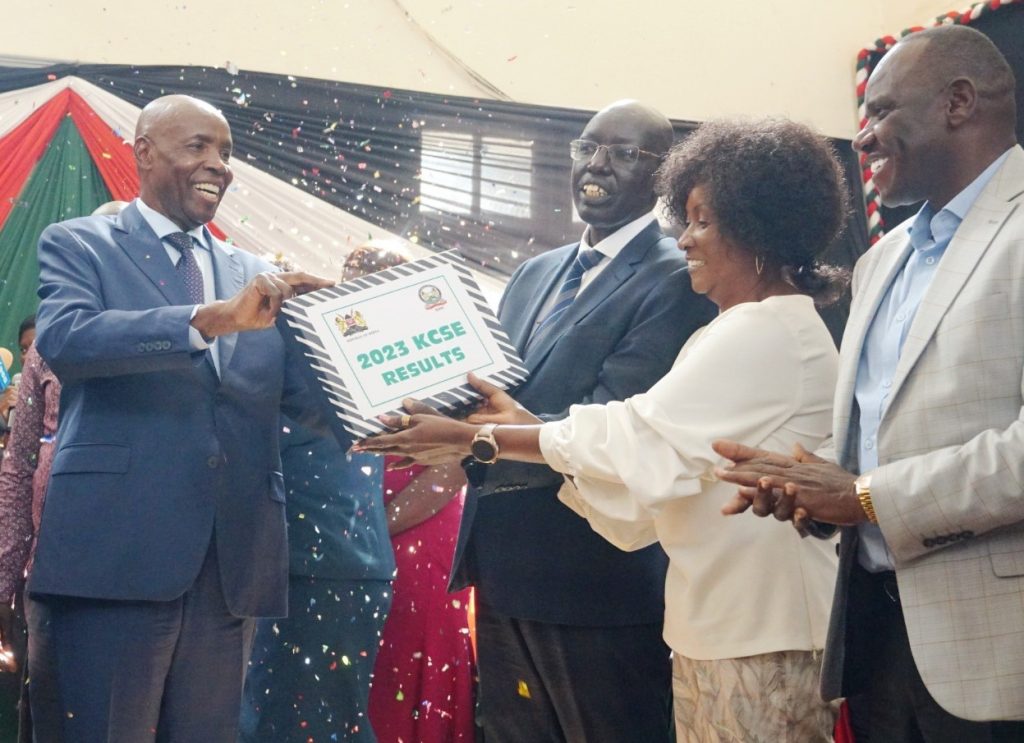 CS Machogu Releases 2023 KCSE Results – KNA